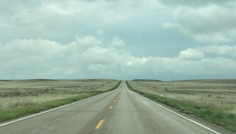 On the Open Road – Towards the Moon or To the Sun